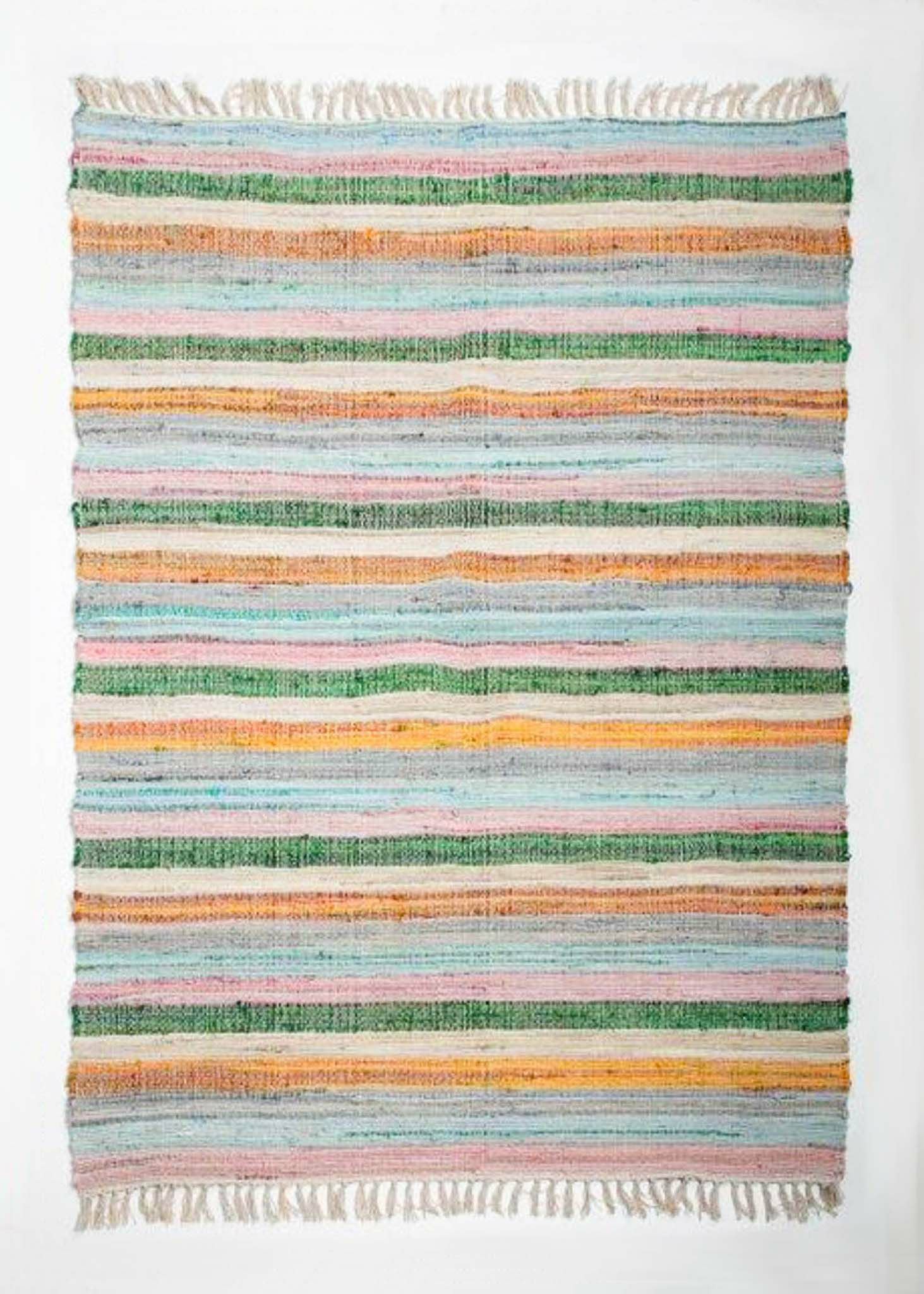 Cotton Silk Mix Chindi Rug | Pasand by ne Quittez pas | パサンドバイヌキテパ