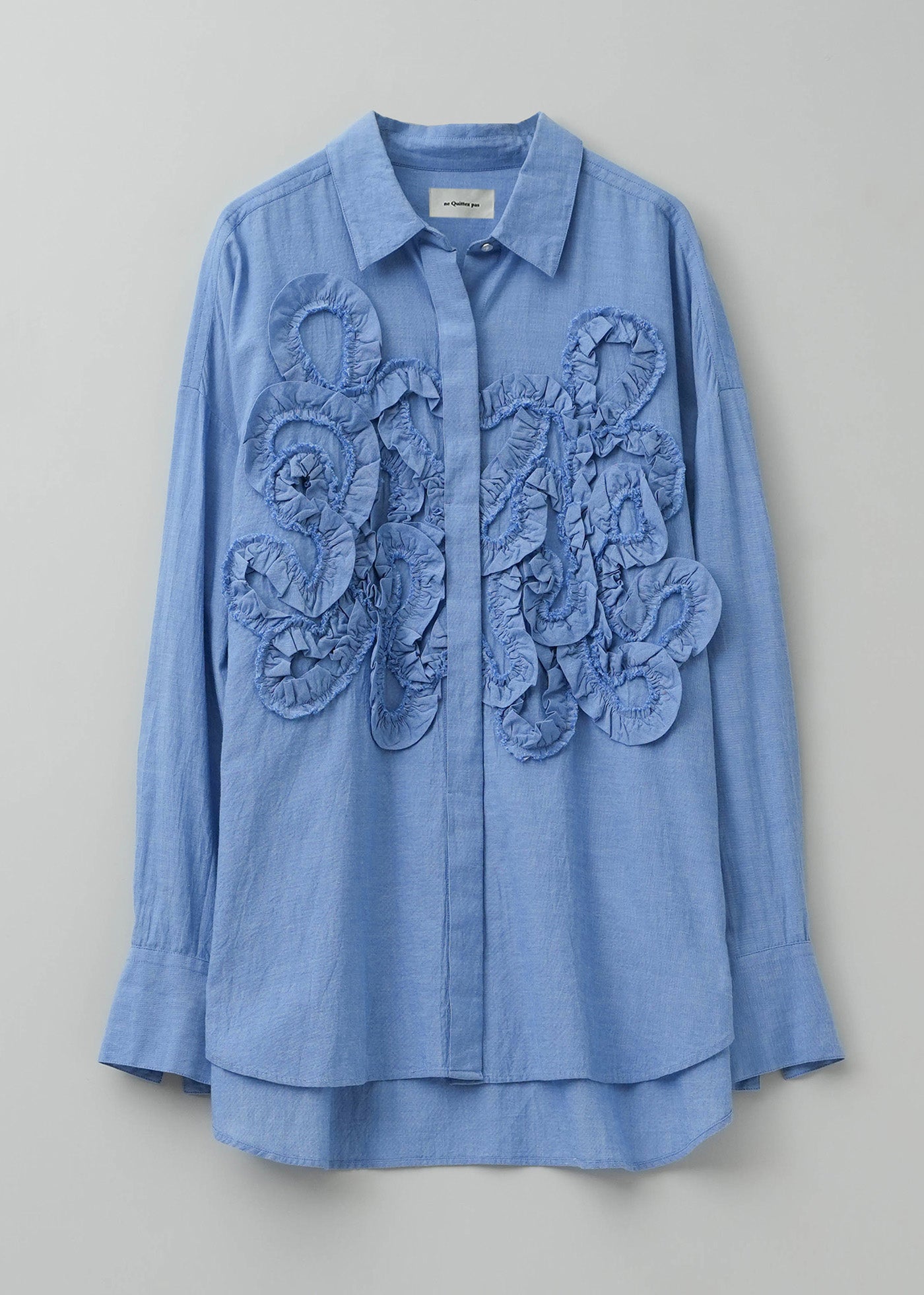 Cotton Frill Motif Shirts | Pasand by ne Quittez pas | パサンドバイヌキテパ