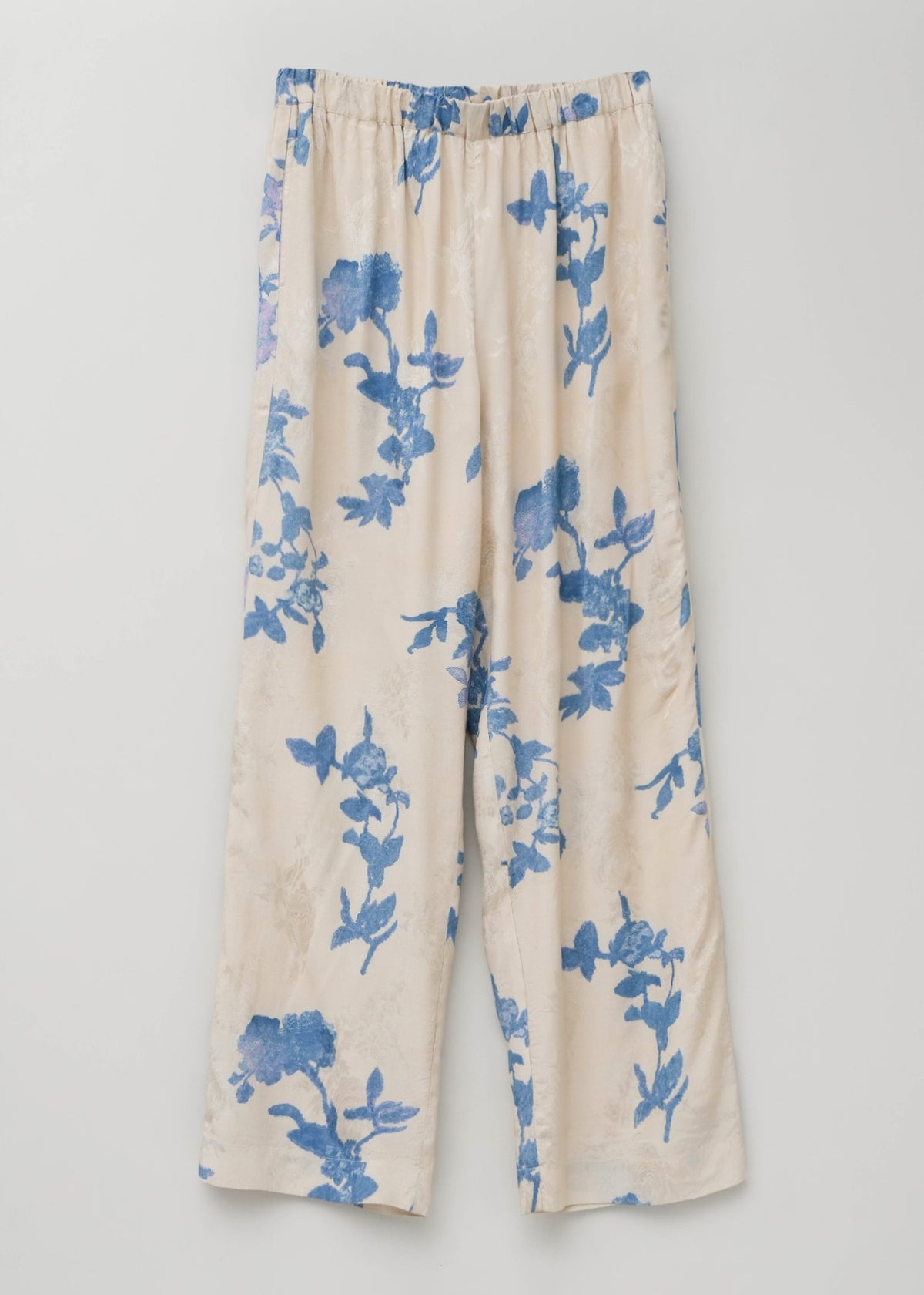 Shantoon Jacquard Rose Print Pants | Pasand by ne Quittez pas | パサンドバイヌキテパ